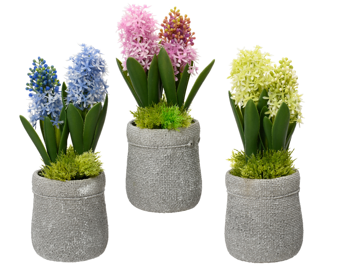 Veštački zumbul u saksiji 15 cm - Garden Centar