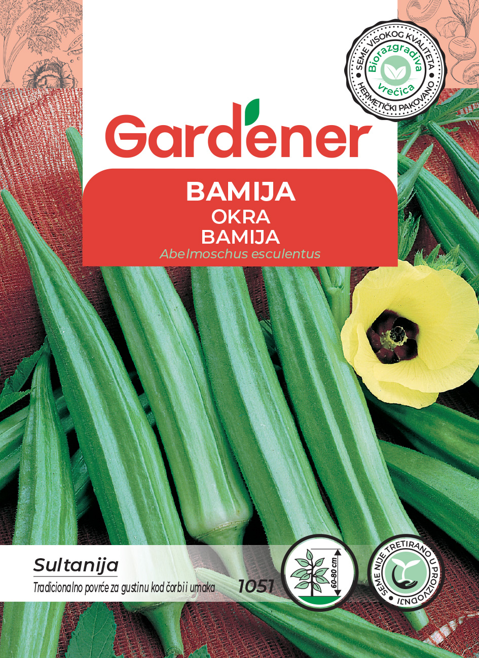Bamija sultanija - Abelmoschus esculentus - Garden Centar