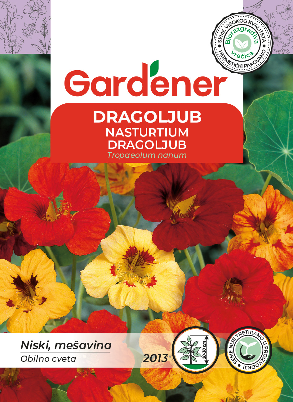Dragoljub niski mešavina - Tropaeolum nanum - Garden Centar