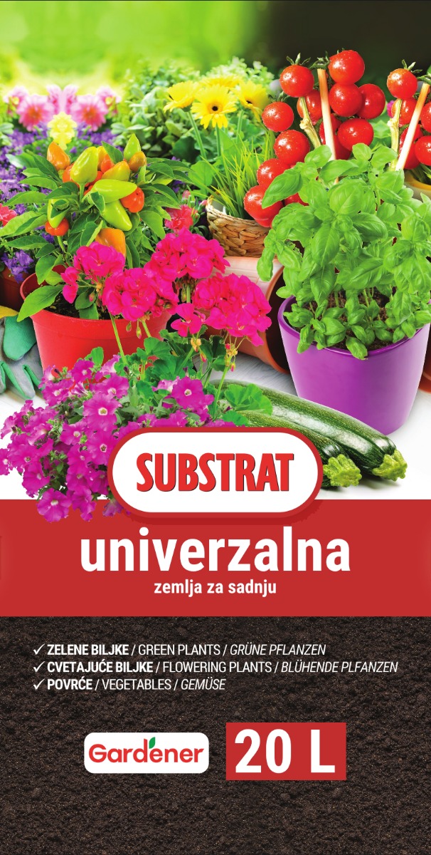 Gardener univerzalna zemlja za sadnju 20 l - Garden Centar